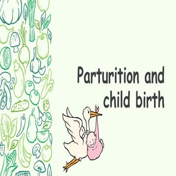 Parturition and child birth | PPTX