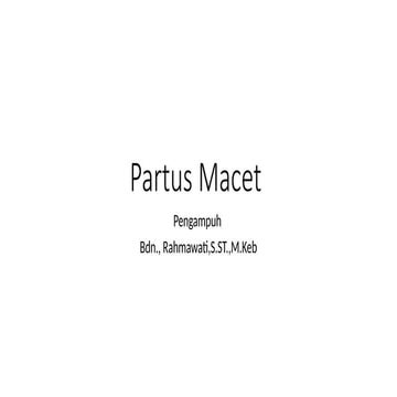 distosia pelayanan kebidananjnsdjhnjdndnz | PPTX