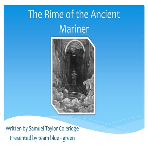 Part v of The rime of the ancient mariner | PPT