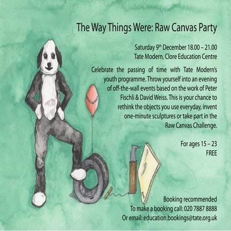 Party flyer Raw Canvas | PDF