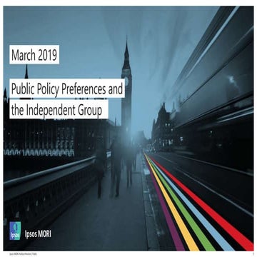 Public Policy Preferences and the Independent Group | PPTX