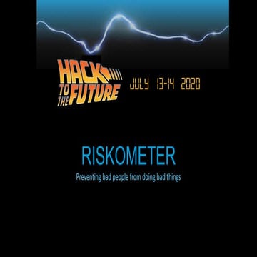 Party riskometer | PPT