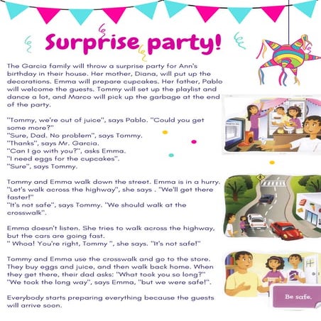 Surprise Party Story | PDF