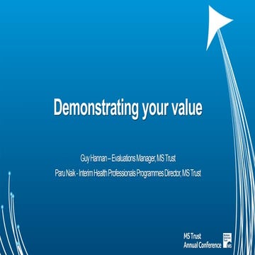 Demonstrating your value | PPTX