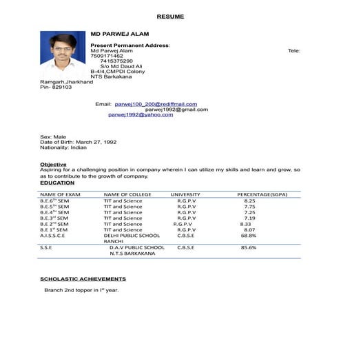 Antoine Micallef CV | PDF