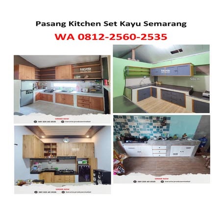 WA 0812-2560-2535 Pasang Kitchen Set Kayu Semarang | PDF