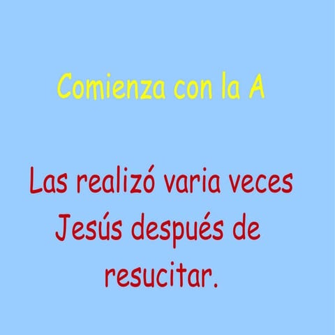 Pasapalabra sobre la resurrección | PDF