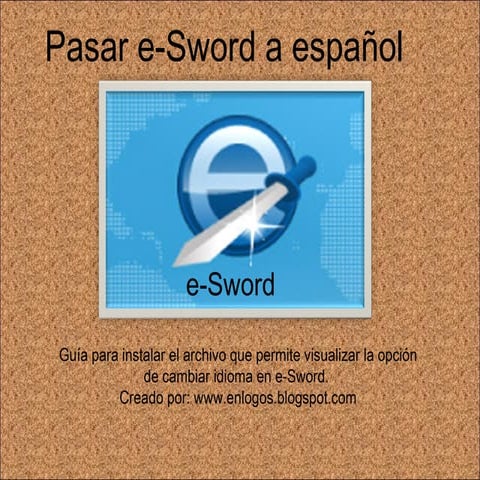 Pasar e-Sword a Español | PPS