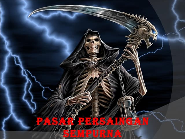 Pasar Persaingan Sempurna (Ekonomi Mikro) | PPTX