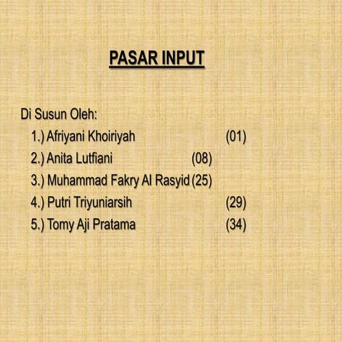 Pasar input power point editing 2 | PPTX