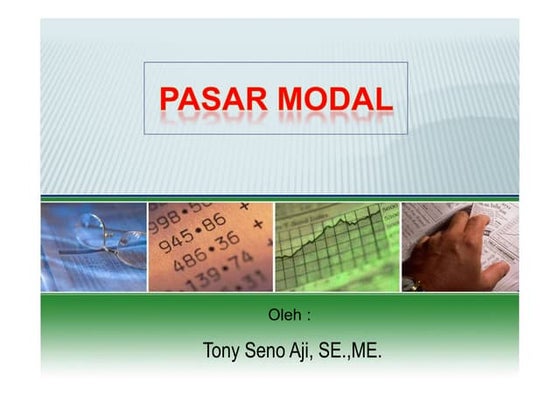 Pasar modal | PPTX
