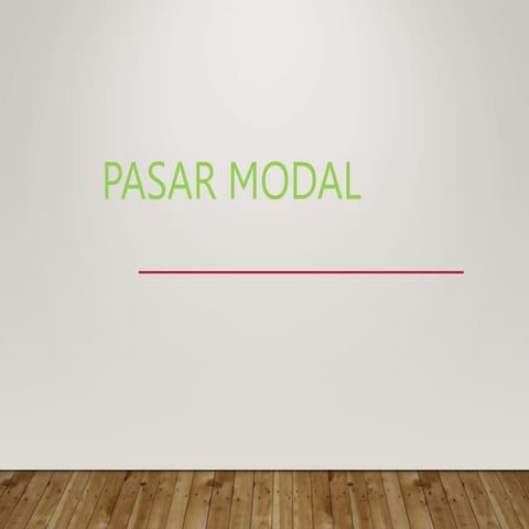 PASAR_MODAL dan Indeks Pasar Modal 1.ppt