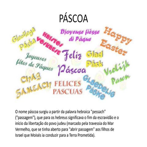 Slide A Pascoa | PPT