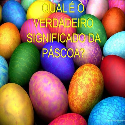 Slide A Pascoa | PPT