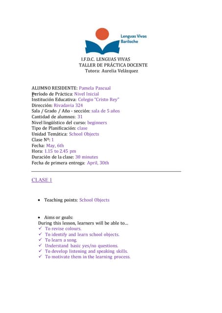 Detailed Lesson Plan in English 1 | DOCX