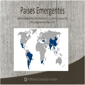 PAÍSES EMERGENTES | PPTX