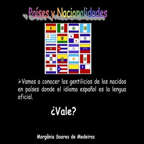Países y Nacionalidades | PPTX