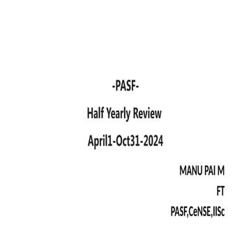 PASF-Review Report_Manu Pai_FT. (2).pptx