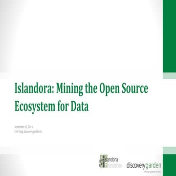 Mining the Open Source Ecosystem for Data Management | PPTX