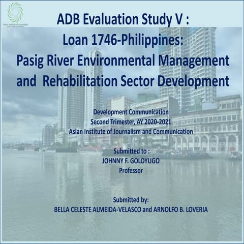 Pasig River Rehabilitation ADB-Evaluation-Study V Loan 1746.pdf