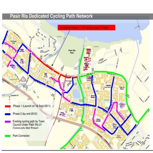 Pasir Ris Town Cycling Path Map | PDF