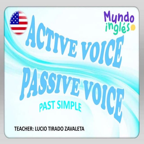 PASIVE AND ACTIVE VOICE - PAST TENSE.pptx
