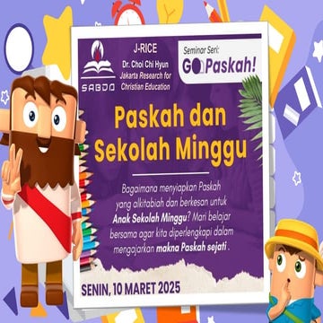SABDA Ministry Learning Center: Go Paskah: Paskah dan Sekolah Minggu ...