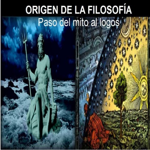 Paso Del Mito Al Logo El Origen De La Filosofía. El Paso Del Mito Al