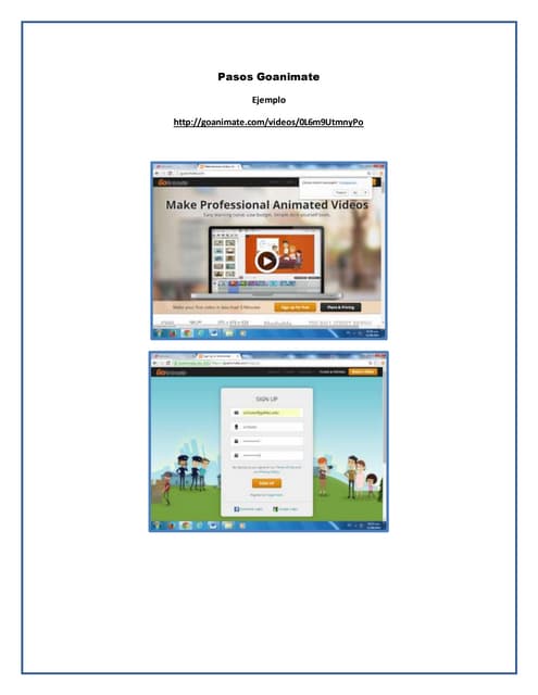 Pasos powtoon | DOCX
