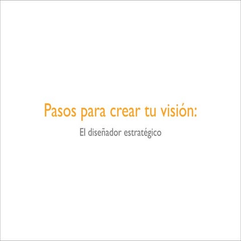 VISIÓN PERSONAL | PPTX
