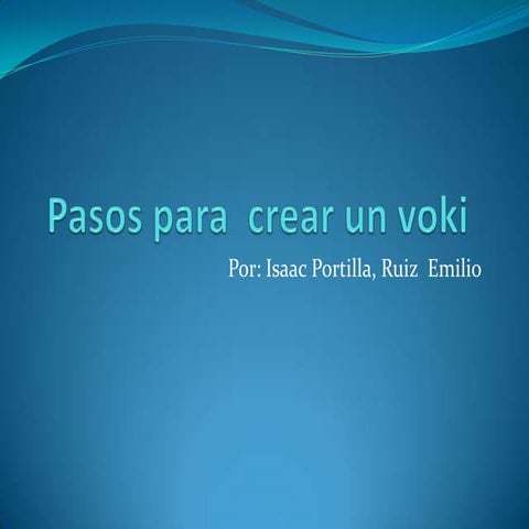 Instructivo voki | PDF