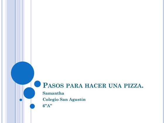 Procedimiento De La Pizza | PPT