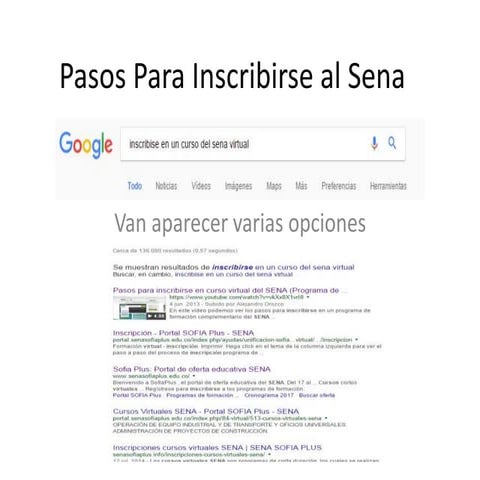 Pasos para inscribirse al sena.pptx andrea | PPTX