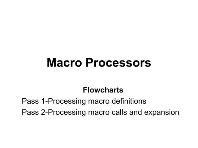 Pass 1 Flowchart Ppt Computing Technology And Computing 7931