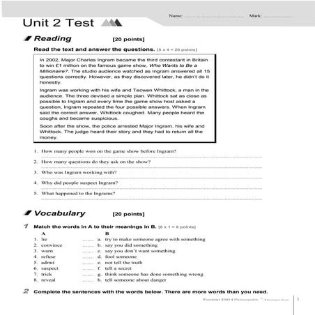 Pass 4 u2 test lvl 3 | DOC