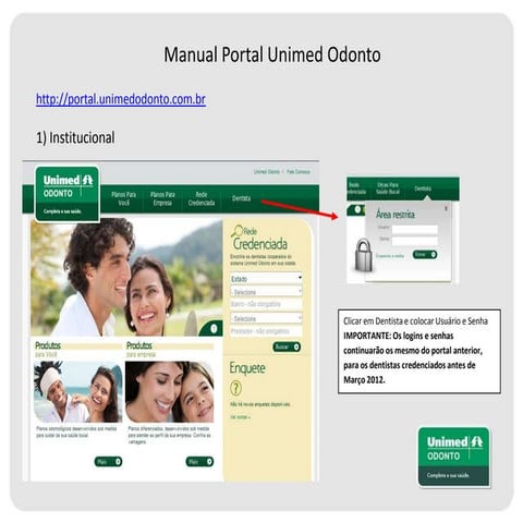 Passa a passo Unimed | PPTX