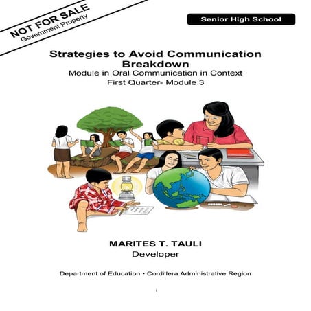 Strategies of Communication - Oral Commu | PDF