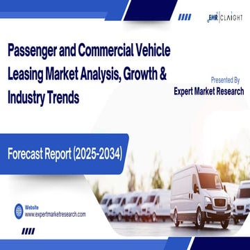 Passenger and Commercial Vehicle Leasing Market 2025-2034 | PDF