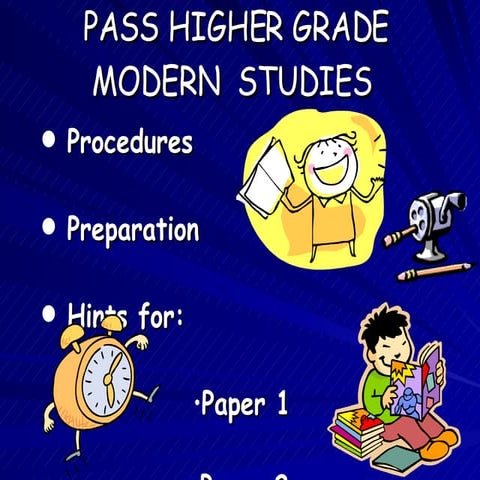 Pass Modern Studies Higher | PPT
