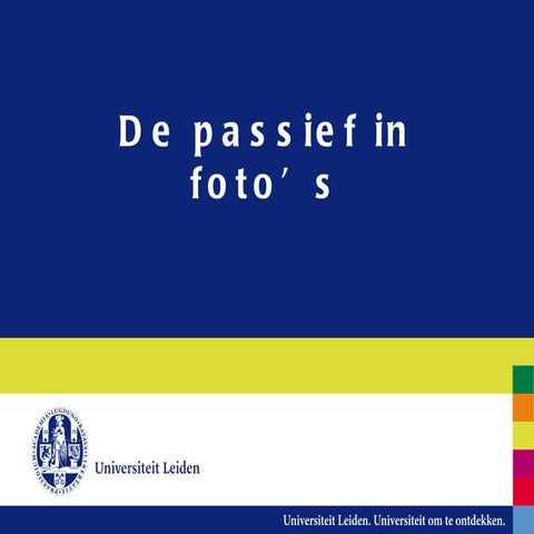 Passief in foto's plus commentaar | PPT