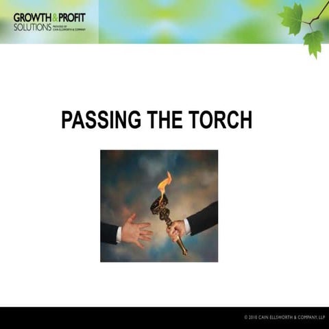 Passing The Torch | PPT