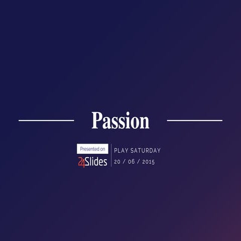 Passion | PDF