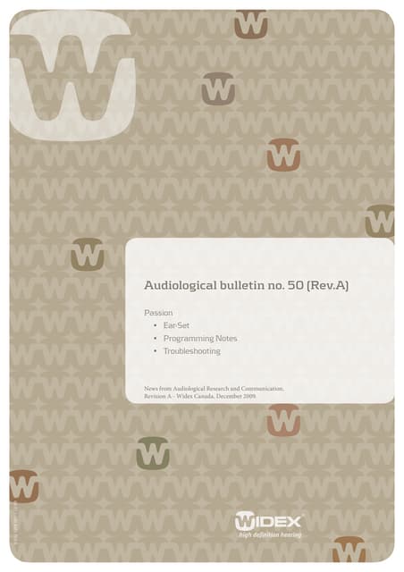 Widex Programming Cable guide | PDF | Technology & Computing