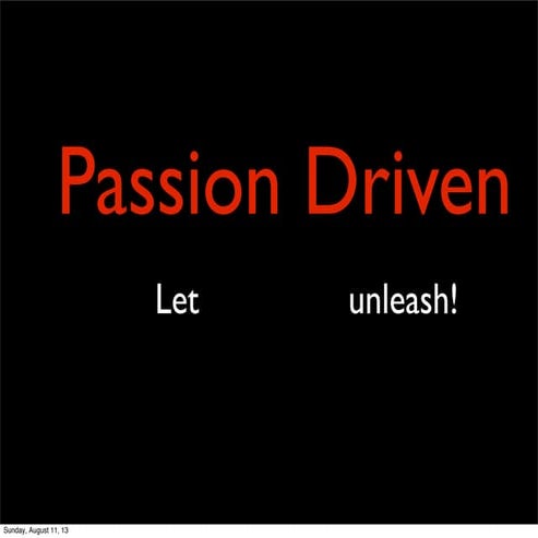 Passion Driven Starts With YOU! The Teacher #WCGTC13 | PDF