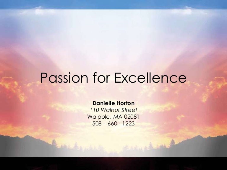 Passion For Excellence