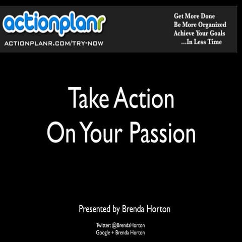 Passion Into Action | PDF