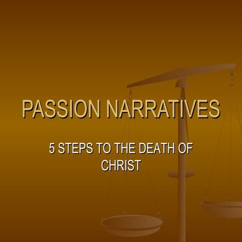 Passion Narratives | PPT