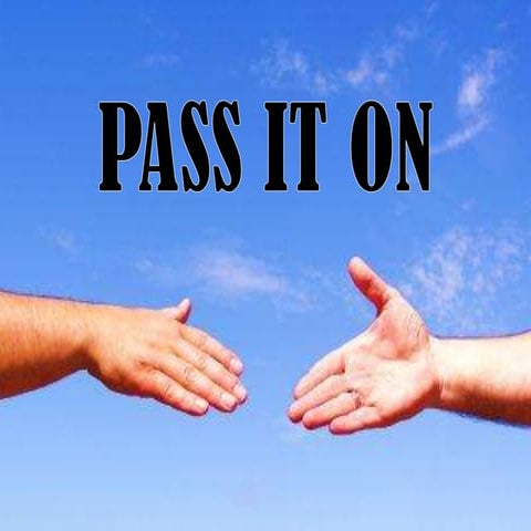 Pass it on | PPTX