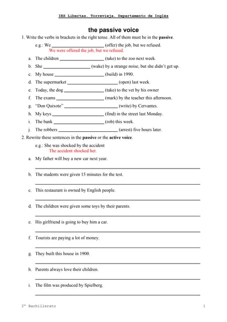 презентация Passive voice | PPT