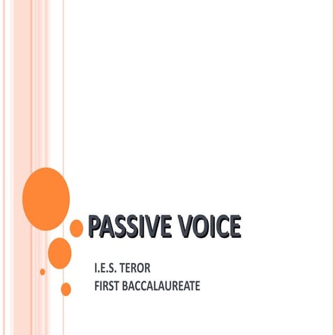 Passive voice | PPT